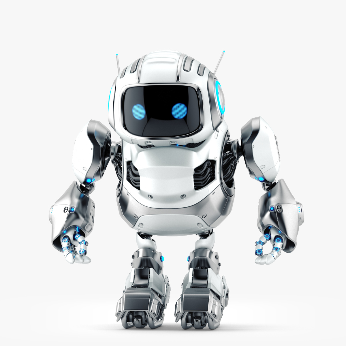 HUGE CUTE ROBOT I 3d model • Buyourobot